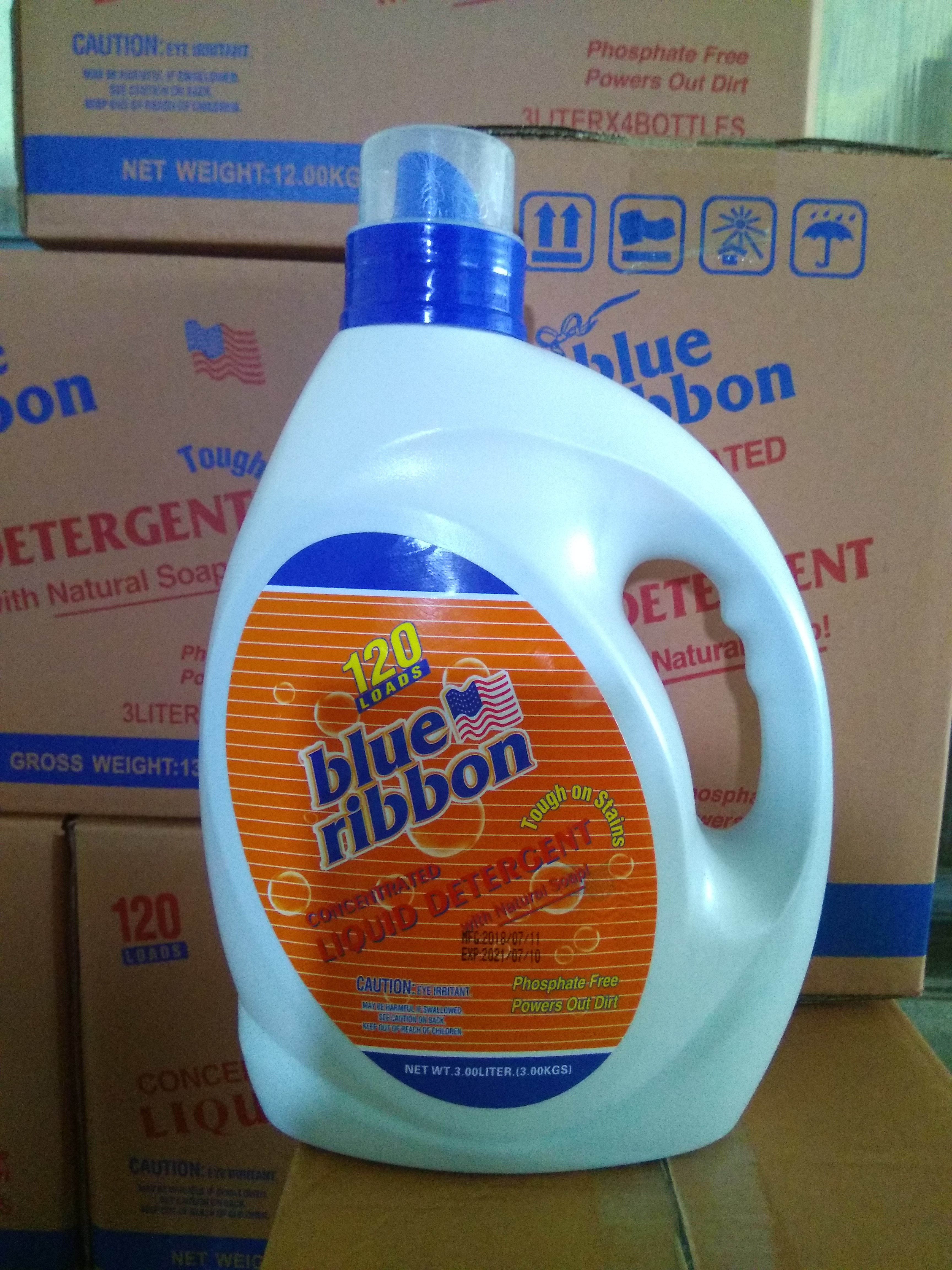Blue Ribbon good smell 3L Liquid detergent/2L Liquid Detergent/OEM ...